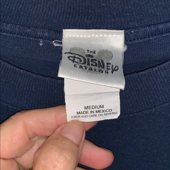 Disney | Tops | Disney Navy Blue Tee Shirt Size Med | Poshmark